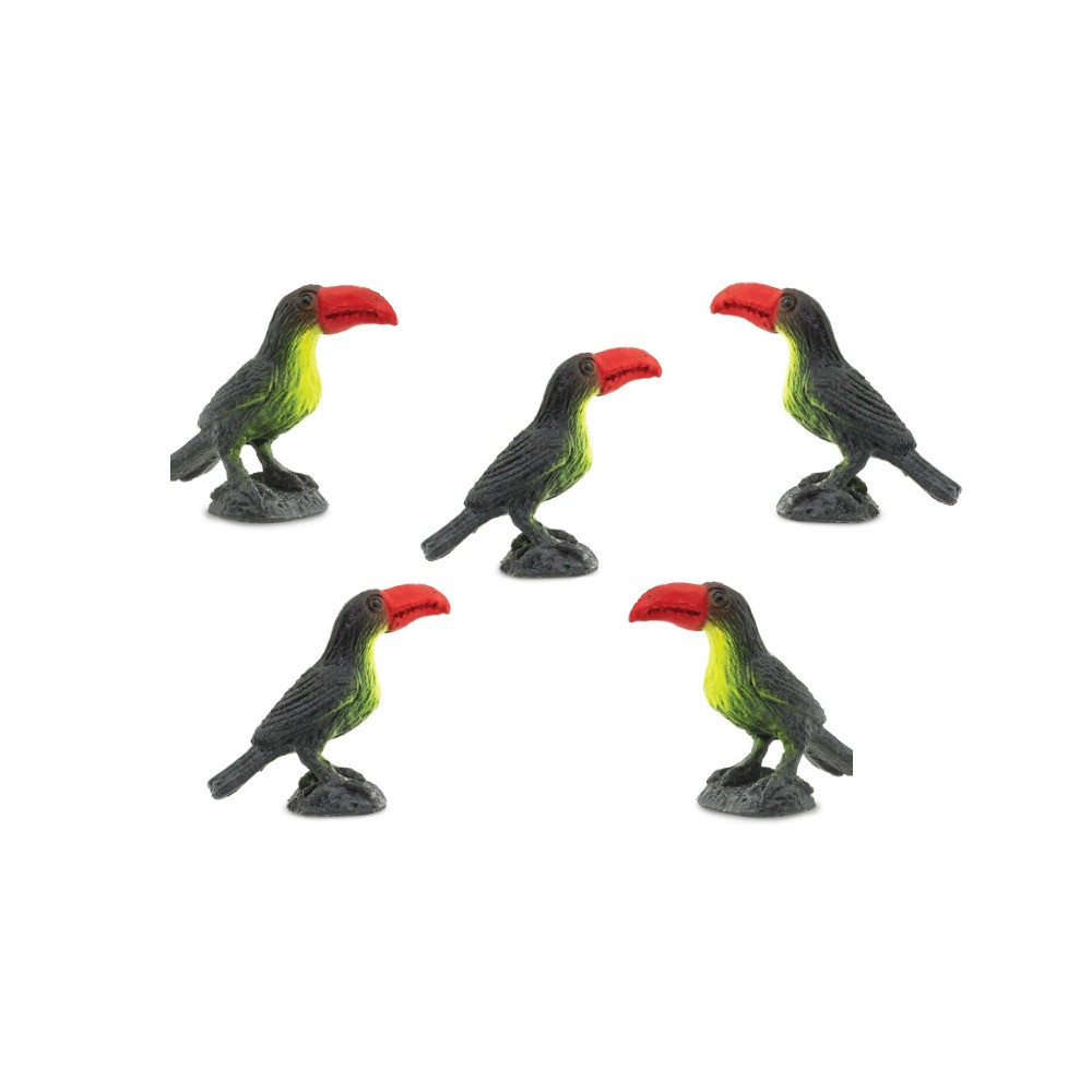Safari Ltd Mini Toucans 100124 | Miniatures