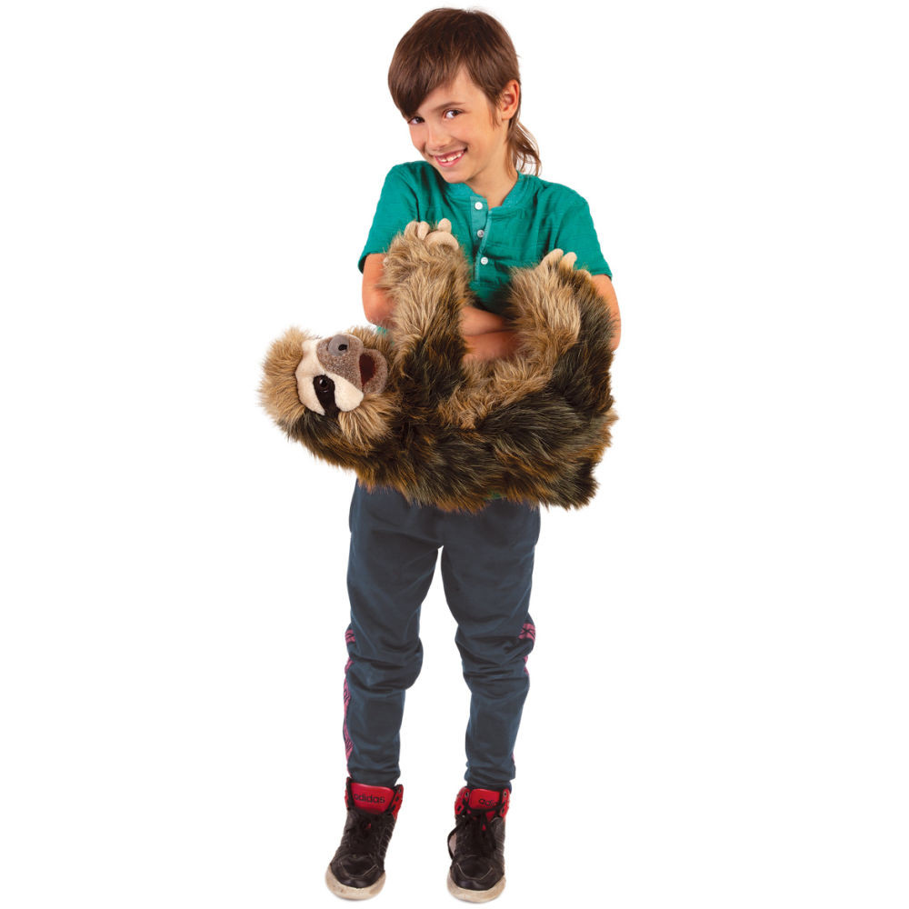Folkmanis Three Toed Sloth Puppet 3131 | Folkmanis Australia