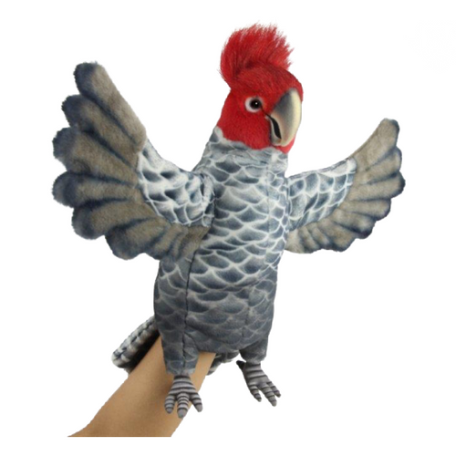 Hansa Black Cockatoo Puppet | MiniZoo Australian Puppets