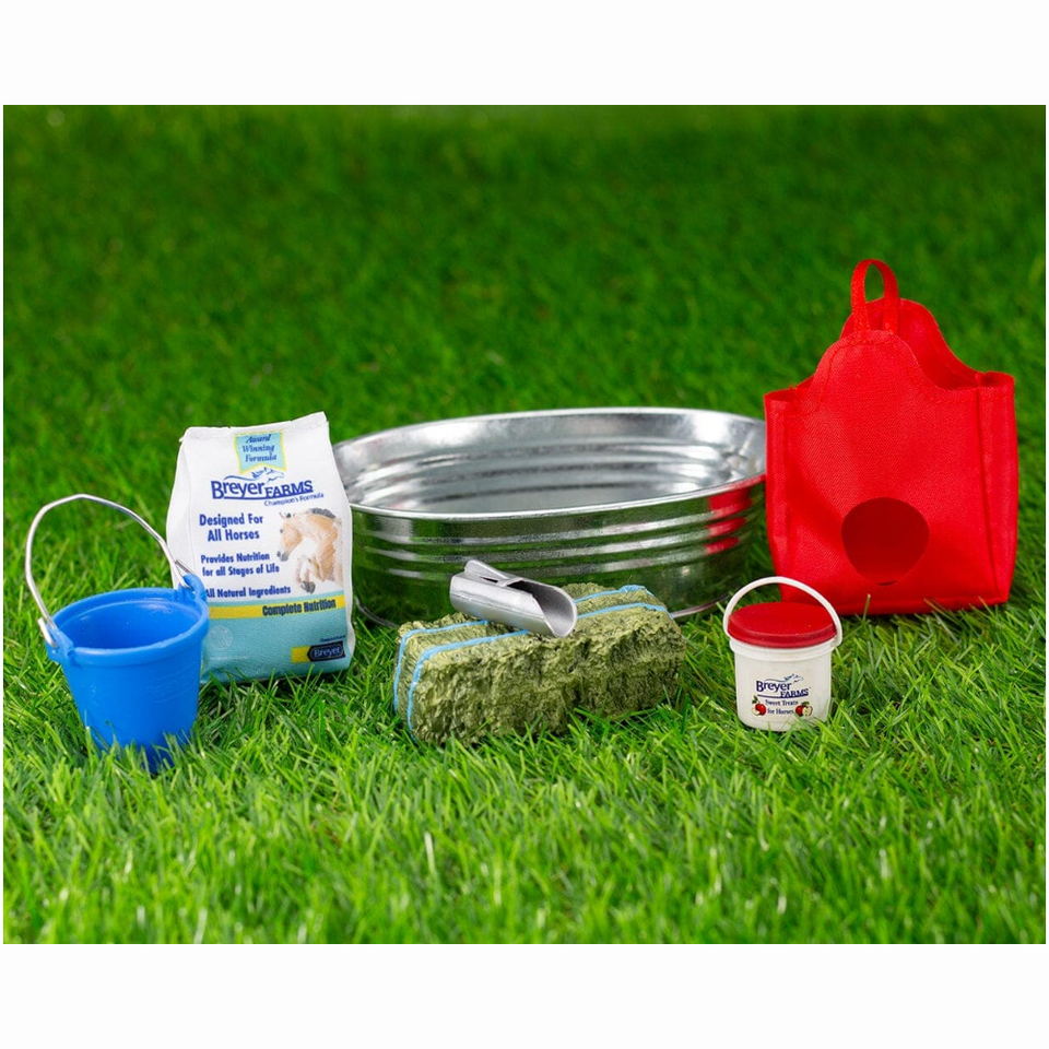 Breyer Traditional Stable Feed Set 2024 | 1:9 Scale Feed Set