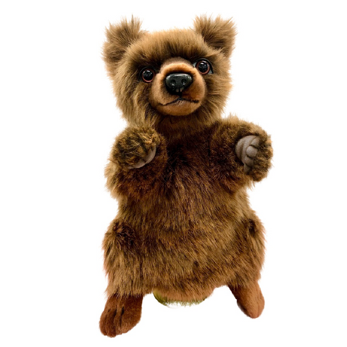 Hansa Brown Bear Puppet | MiniZoo Wild Animal Puppets