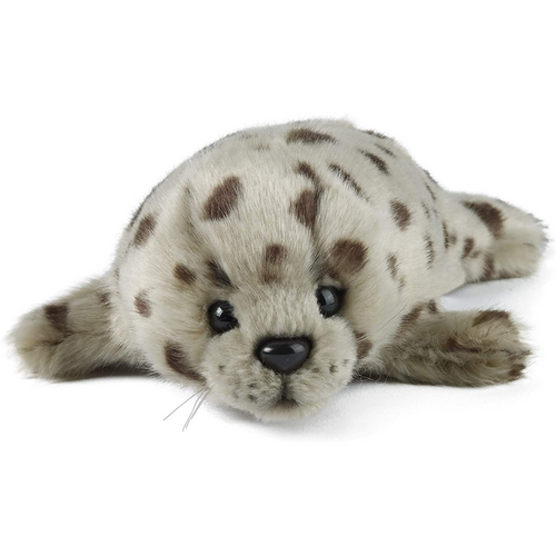 Living Nature Common Seal Pup | MiniZoo Plush Ocean Animal Toys