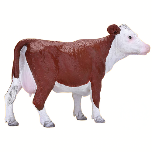 Mojo Hereford Cow | MiniZoo Model Farm Animals