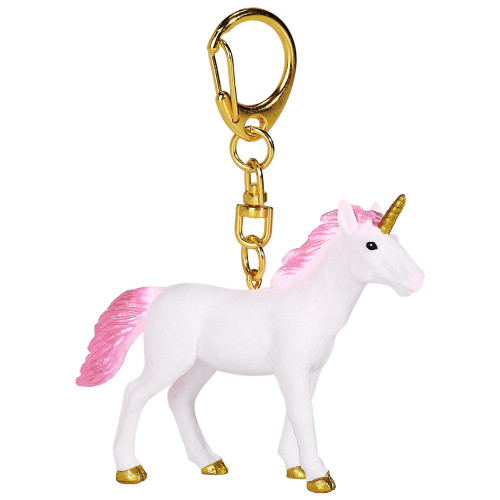 Mojo Unicorn Standing Pink Keychain | Mythical Keychains