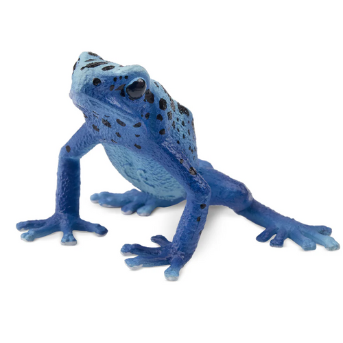 Toymany Blue Poison Dart Frog | Realistic Frog Figurines