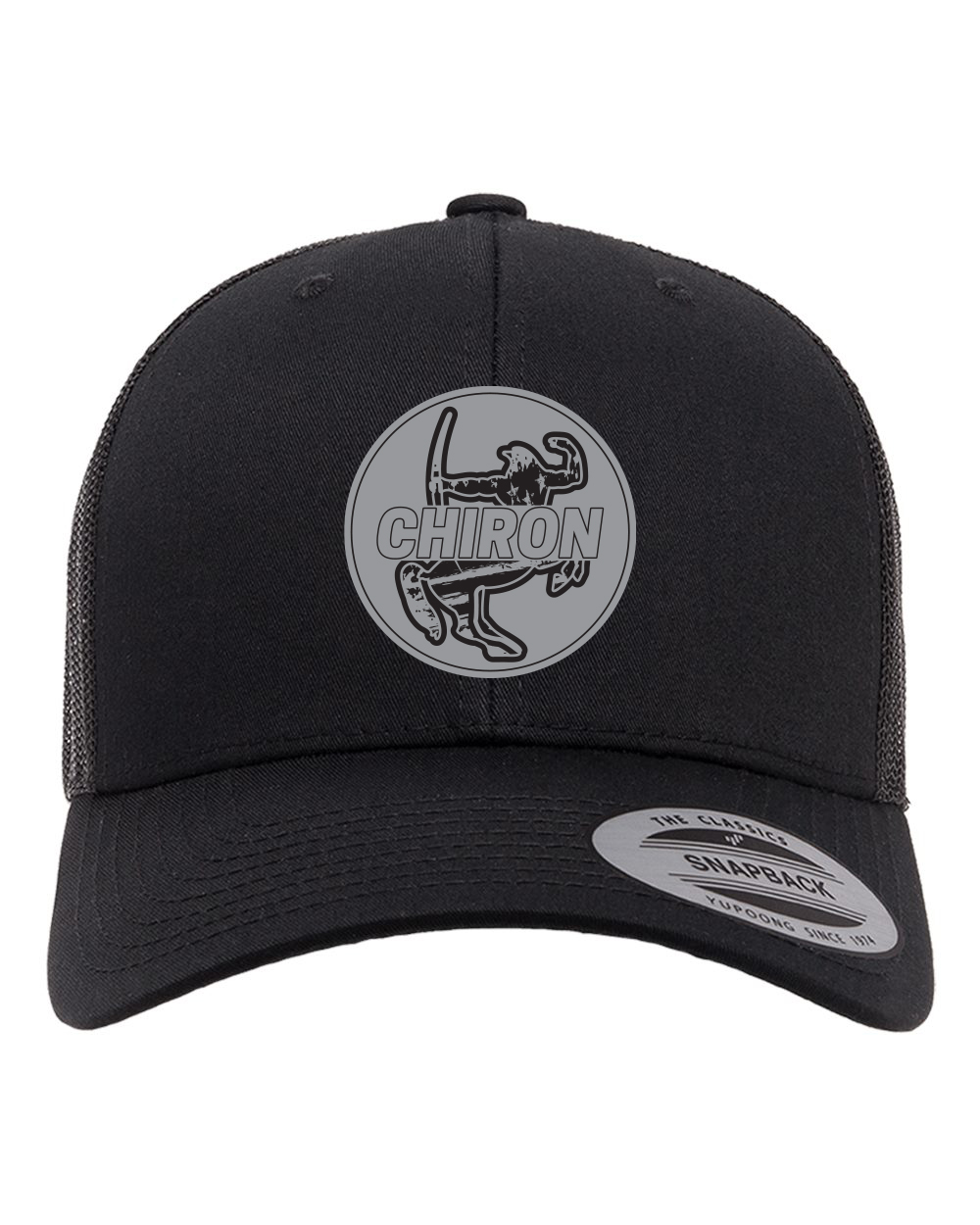 Chiron Snapback Leather Patch Hat