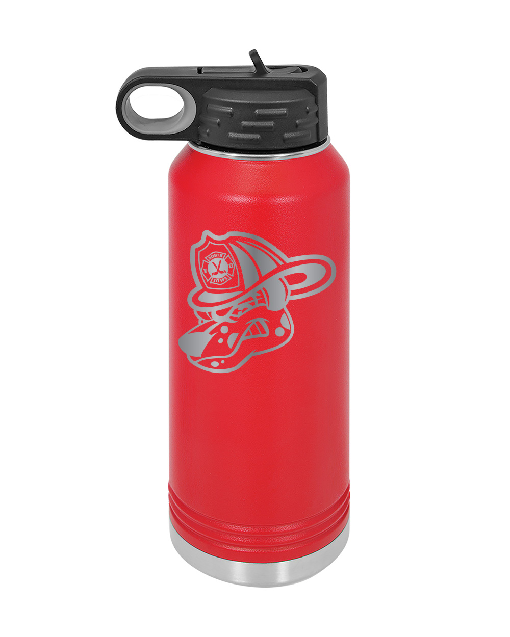 North Iowa Fire Water Bottle