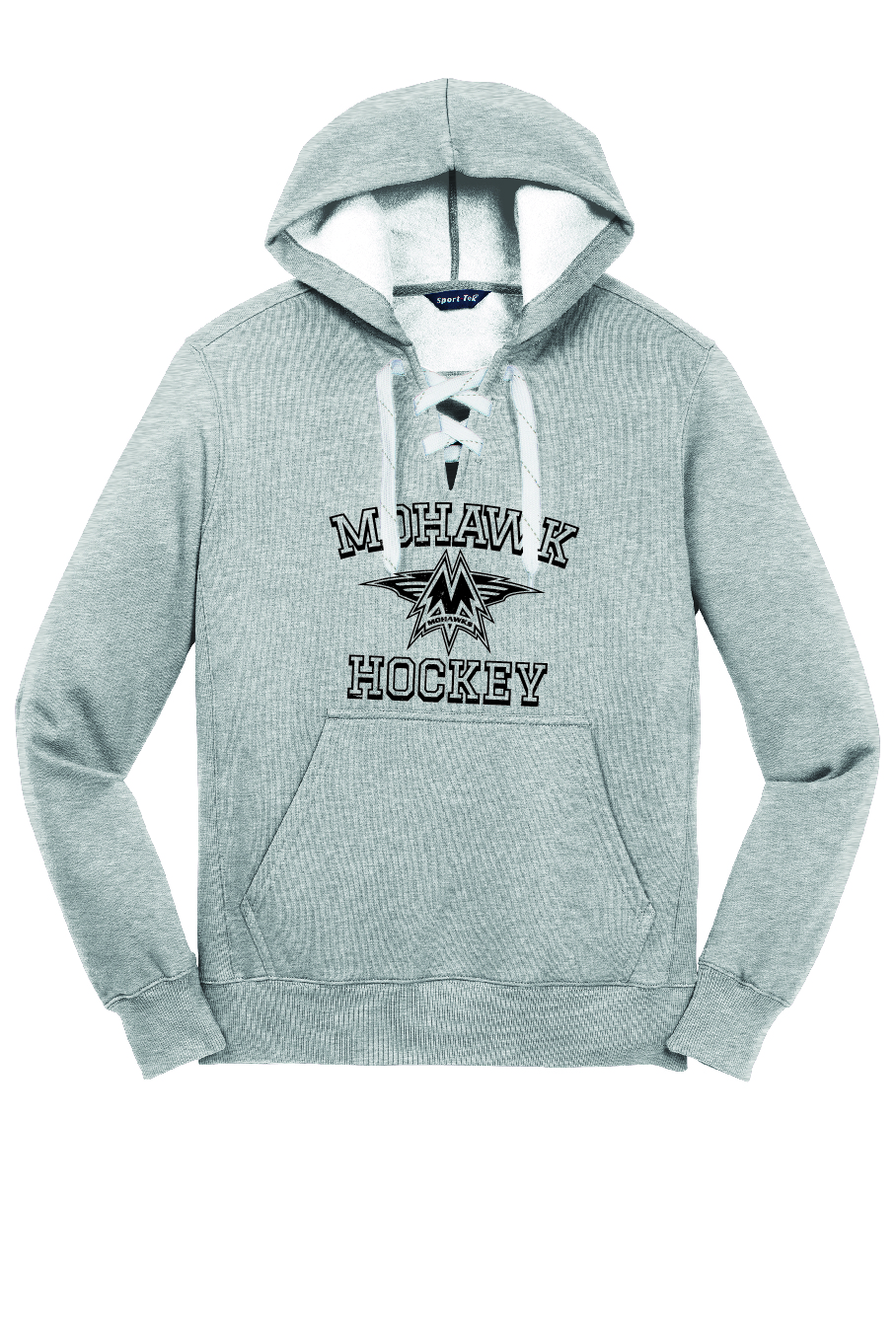 Mohawk Hockey Lace Hooded Sweatshirt