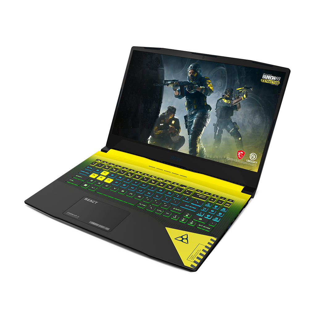 MSI Rainbow 6 Special Edition Crosshair15 15.6" QHD 165Hz Gaming Laptop ...