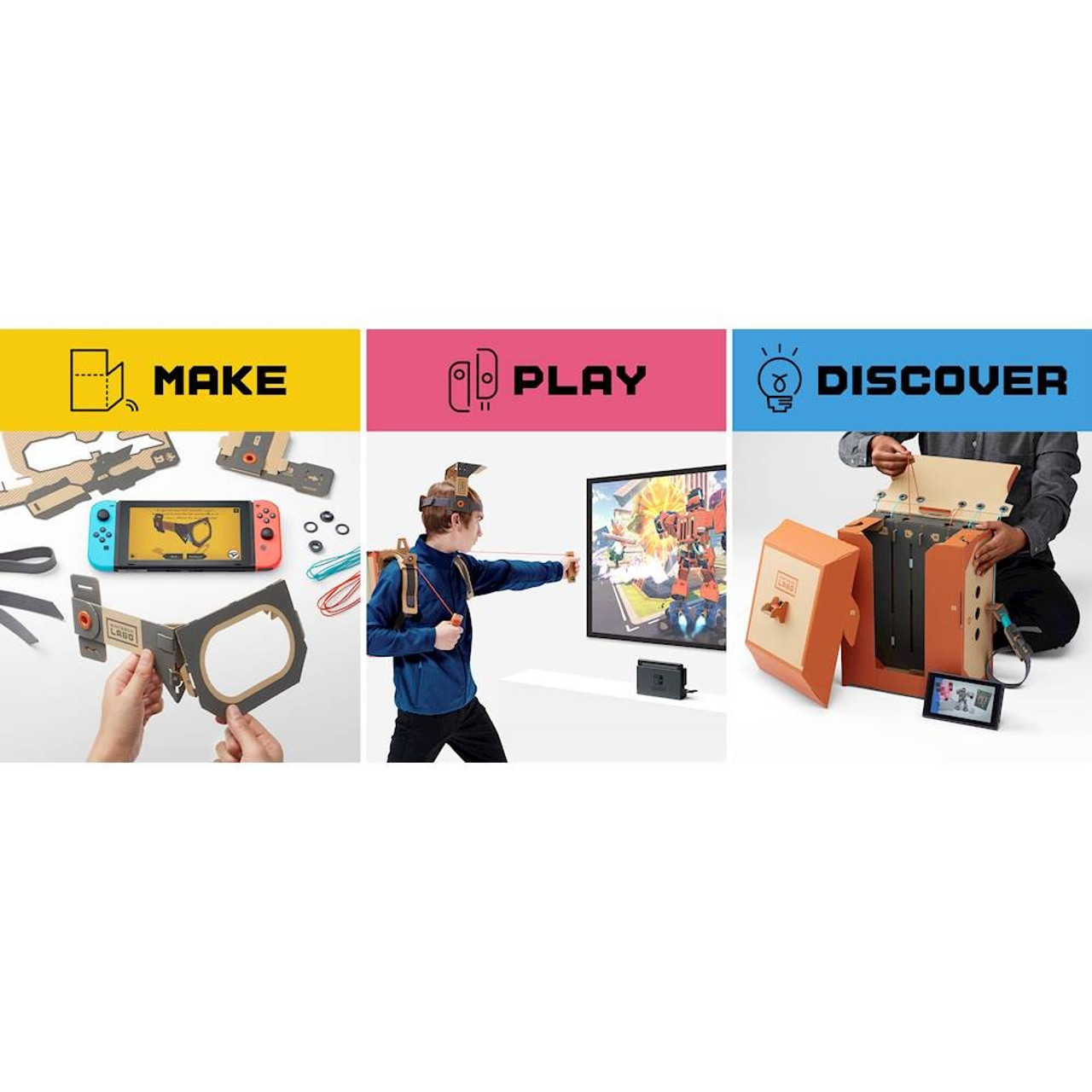 Nintendo Labo Robot Kit, Customization Set, and Nintendo Switch Console ...
