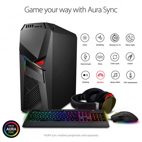 ROG Strix Gaming Desktop GL12CM-DS771 , Overclocked Intel® Core™ i7 ...