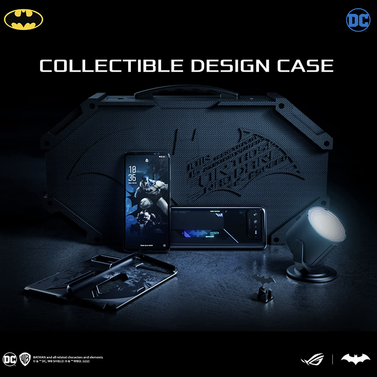 ASUS ROG Phone 6 Batman Edition, 6.78” FHD+ 2448x1080 165Hz, 50MP/13MP ...