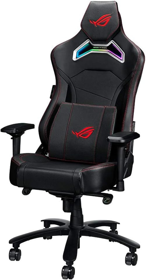 ASUS ROG Chariot RGB Gaming Chair Memory Foam Lumbar Support, 4D ...