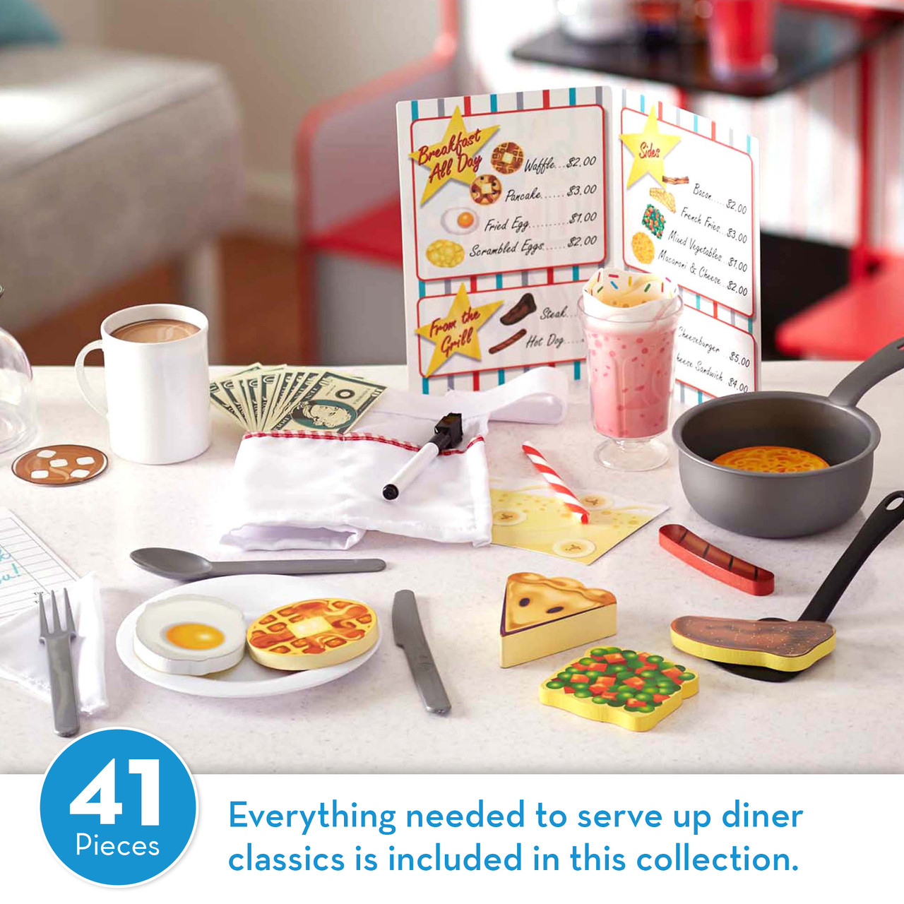 Melissa & Doug Star Diner Restaurant Play Set - Mobile Advance