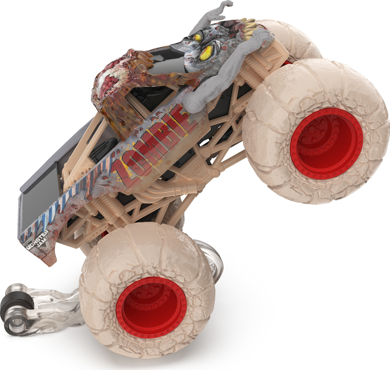 Monster Jam, Official Zombie Monster Truck, Die-Cast Vehicle ...