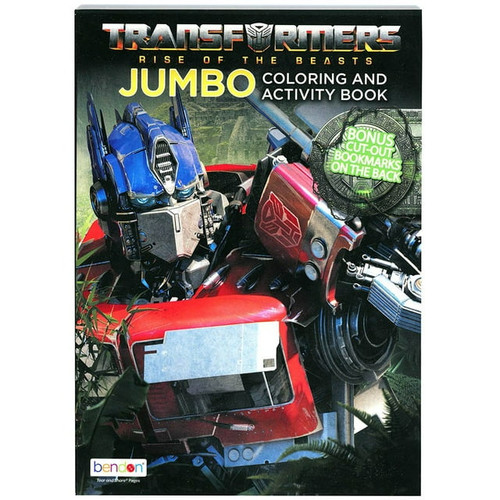 Transformers Jumbo Coloring Book - Mobile Advance