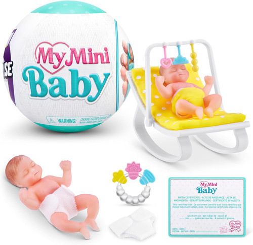 5 Surprise My Mini Baby Series 1 by ZURU, Collectible Mystery Capsule ...