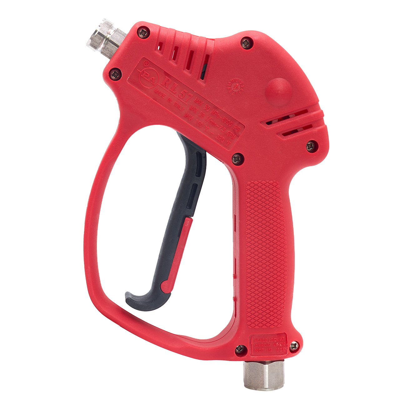 P.A. RL57: Stainless-Steel Spray Gun, 7250 psi @ 28 L/min
