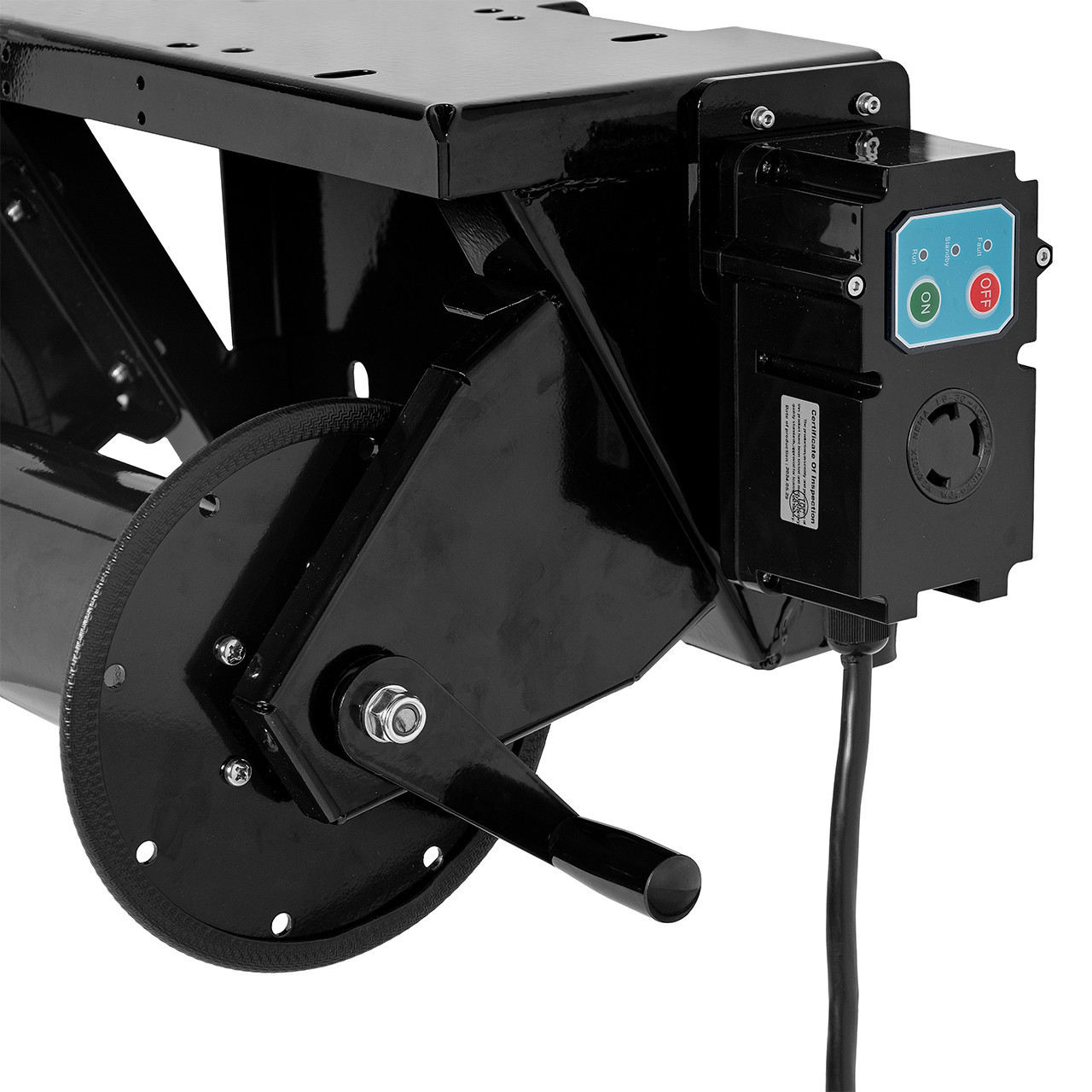 Wall-Mount Frame with hose reel and wireless control TSS (total stop ...