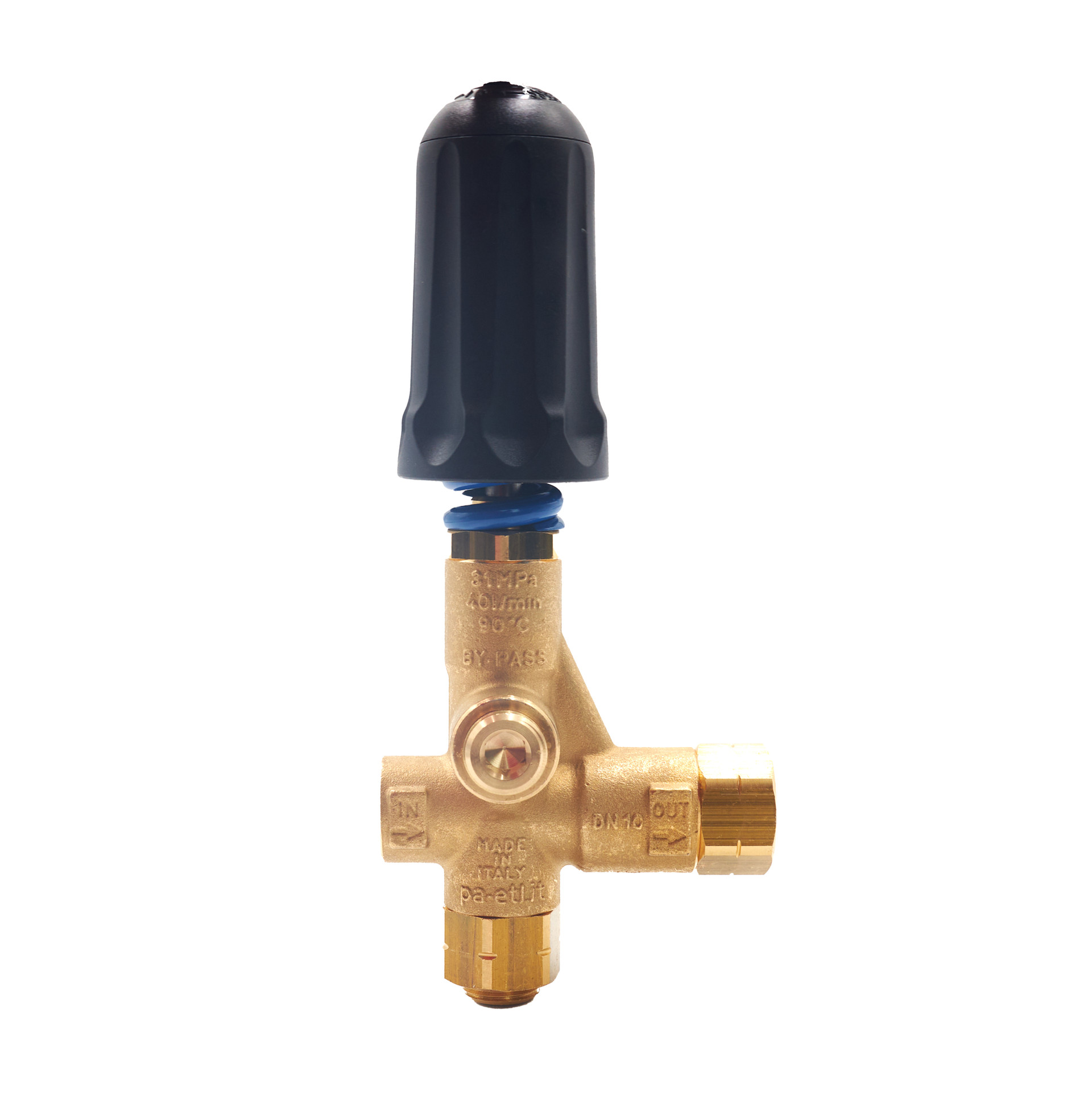 P.A. Pulsar Rv: 4050 psi @ 40 L/min Unloader Bypass Valve w/ Optional Kit