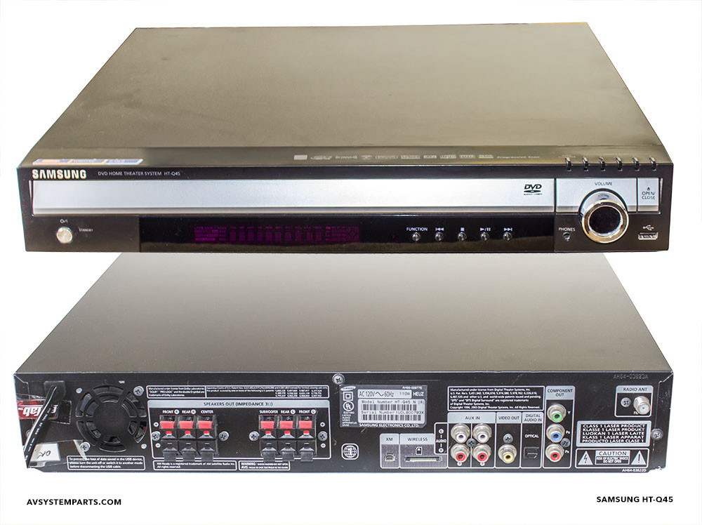 Samsung HT-WX70 5.1Ch. 1200W 5 disk CD/DVD Home Theater System Player ...