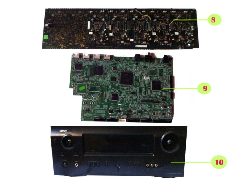 DENON AVR-591 3D BD AMP 5.1 Channel 7020-06941-000-0S,7020-06942-201-1S ...