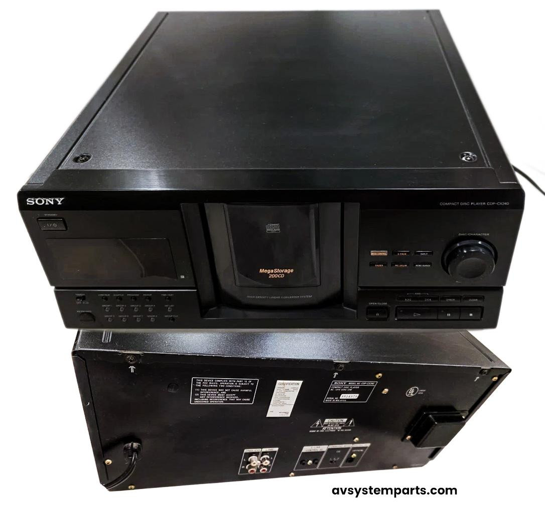 Sony CDP-CX240 Carousel Mega Storage 200 CD Changer Player