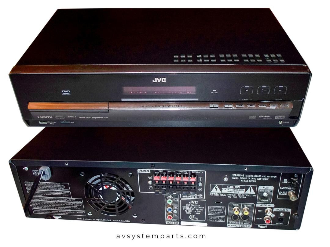 JVC TH-D50, XV-THD50 DVD Digital Theater System Receiver, Player 5.1 Ch ...