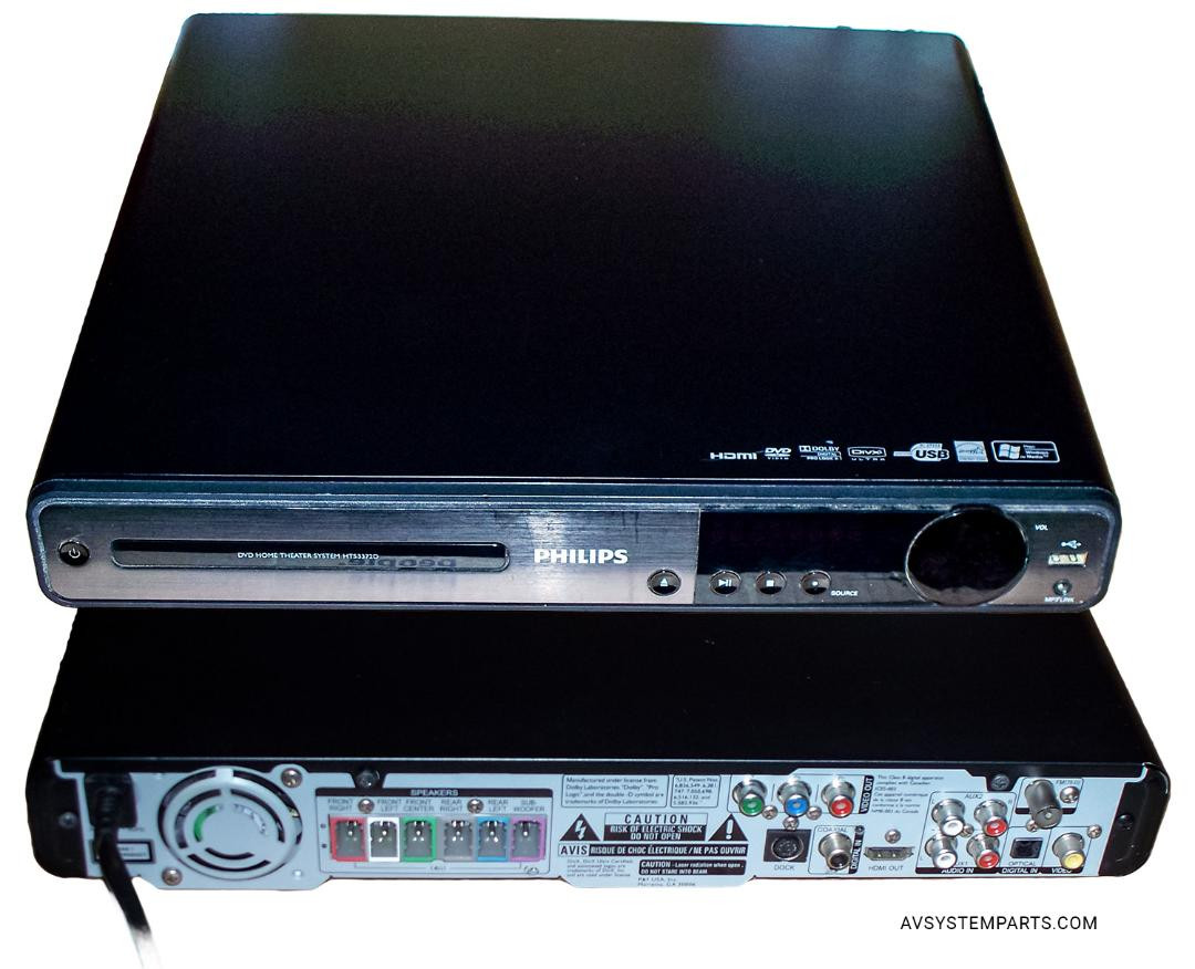 Philips HTS3544 1000W CD/DVD 5.1Ch. Home Theater System