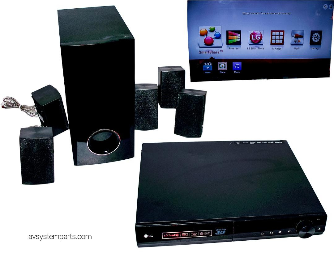LG BH5140S Smart 3D Blu-ray, DVD Home Theater System Player 5.1ch 500W