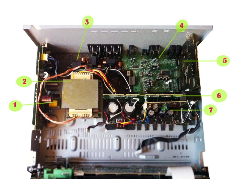 Denon AVR-1912 parts:7020-07049-020-0s,7028-07052-201-1,7020-06941-000 ...