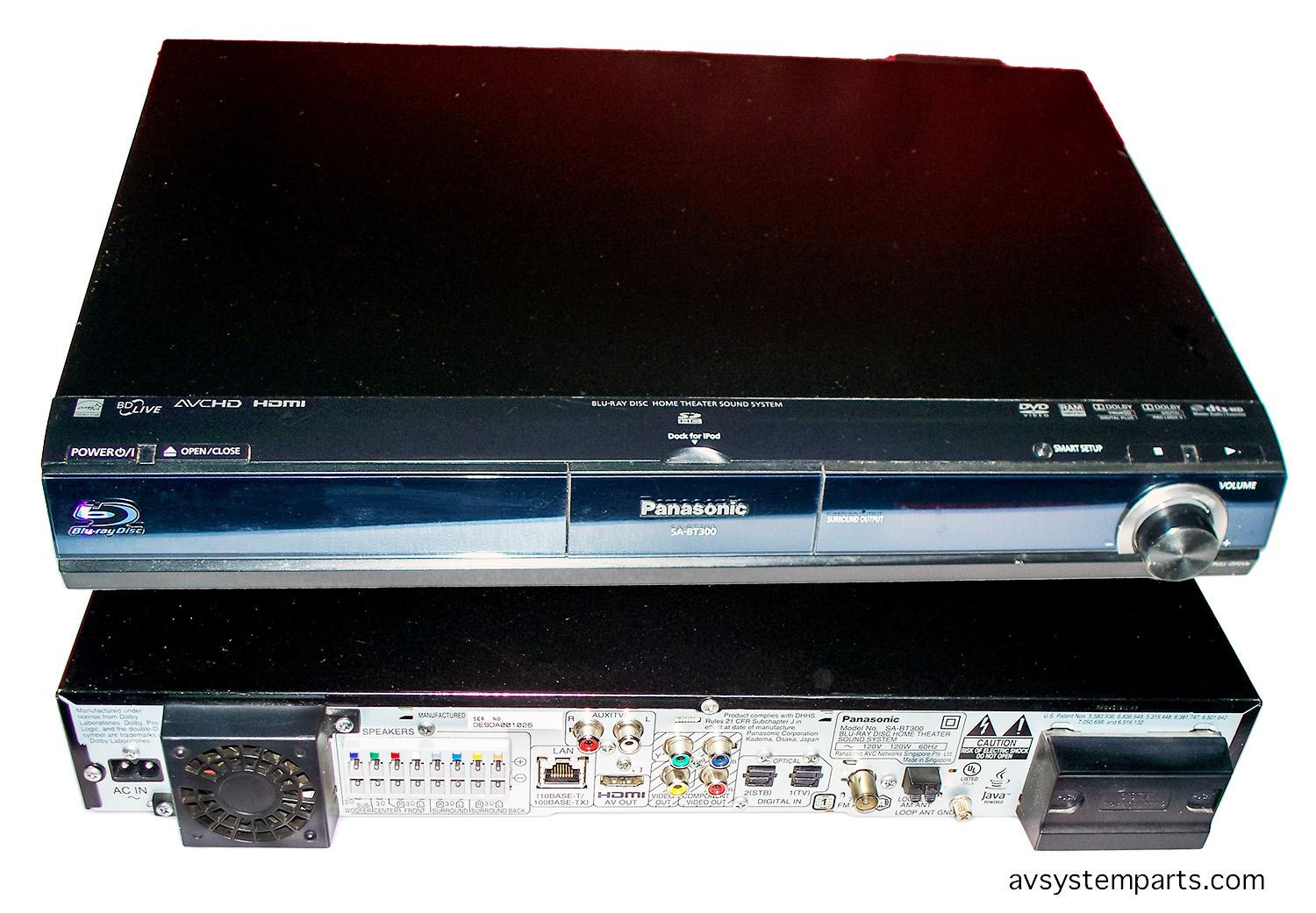 Panasonic SA-BT300, SA-BT200 7.1Ch 1250W BD BluRay Receiver