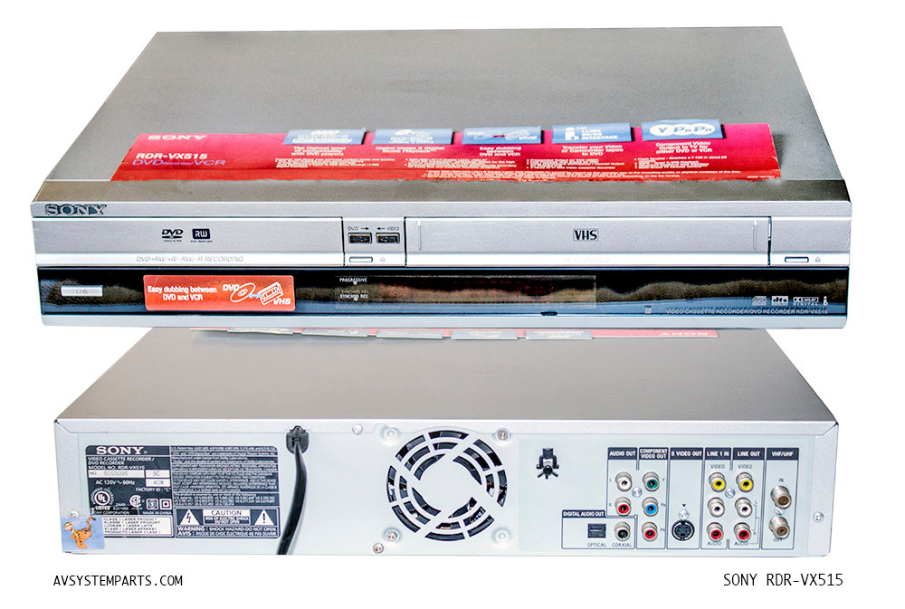 Sony RDR-VX555 DVD Recorder/VCR Video DV Recorder HDMI Tuner Less