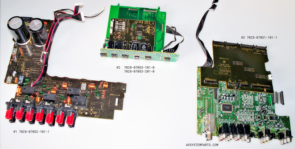 Denon AVR-1912 parts:7020-07049-020-0s,7028-07052-201-1,7020-06941-000 ...