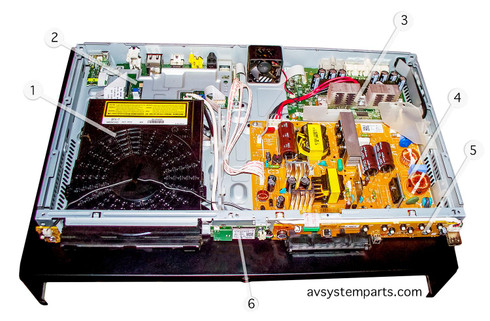 Sony BDV-E385 Parts: BPX-7, 1-884-820-11-PP, 1-885-264-12, 3L382W-1, 1 ...