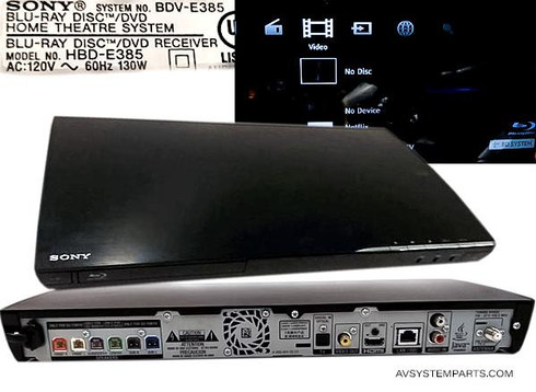 Sony BDV-E385 WiFi Blu-Ray/DVD Home Theater System Player 5.1Ch 1000w