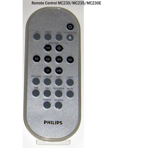 Genuine PHILIPS Remote Control, Hi-Fi System MC230/MC235/MC230E/MCM240