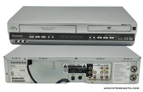 Panasonic PV-D4745S - DVD/VCR Combo Player, Double feature w/TV Tuner