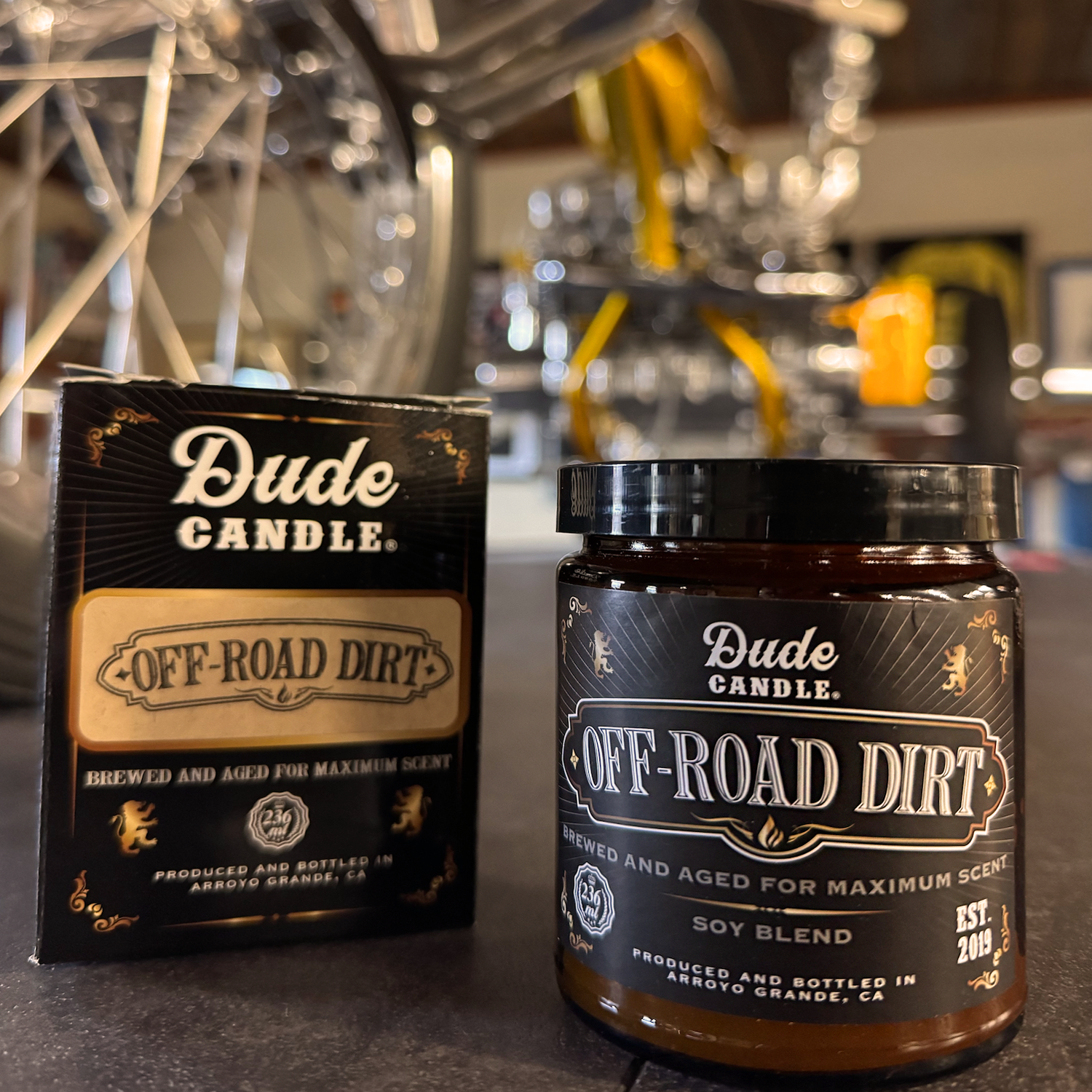 Off Road Dirt Candle - MetroRacing