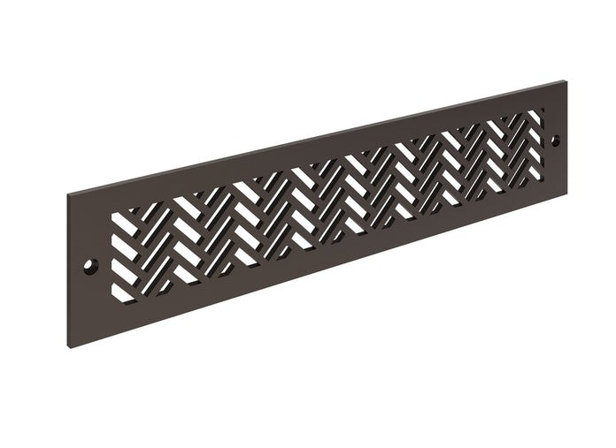 Herringbone Toe Kick Vent Cover - Vent Covers Unlimited