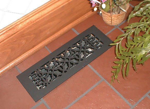 Cast Iron Scroll Grilles - Cast Iron Vent Covers