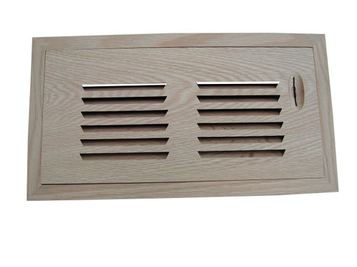 Horizontal Slot Flush Mount Wood Registers