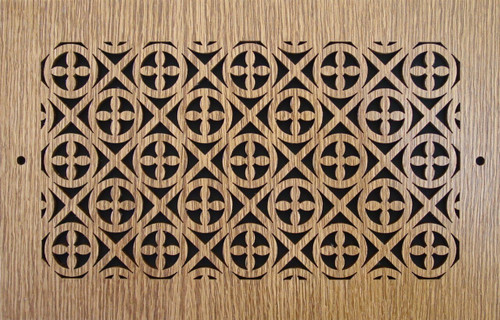 Laser Cut Wood Wall and Ceiling Vent Cover Pattern F