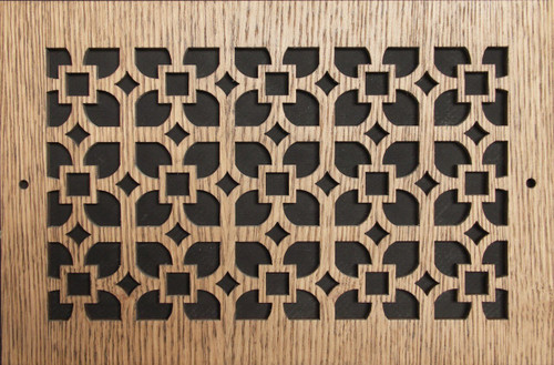 Laser Cut Wood Wall and Ceiling Vent Cover Pattern Q