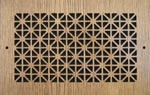 Wood Wall and Ceiling Vent Covers Pattern B
