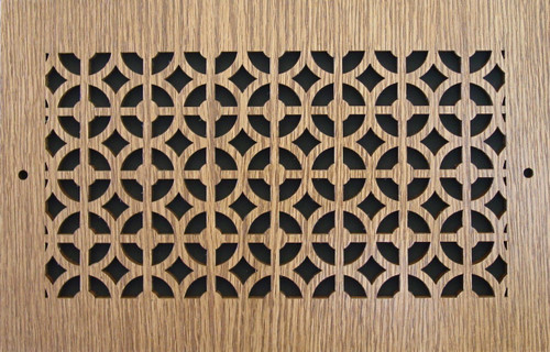 Laser Cut Wood Wall and Ceiling Vent Cover Pattern C