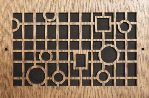 Laser Cut Wood Wall and Ceiling Vent Cover Pattern S