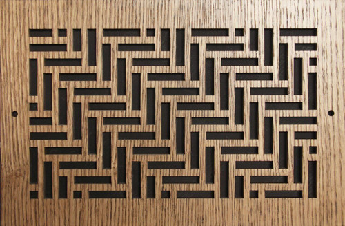 Wood Wall and Ceiling Vent Covers Pattern T