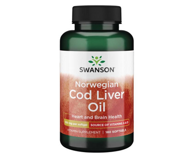 Swanson Premium Norwegian Cod Liver Oil | Vitamingo