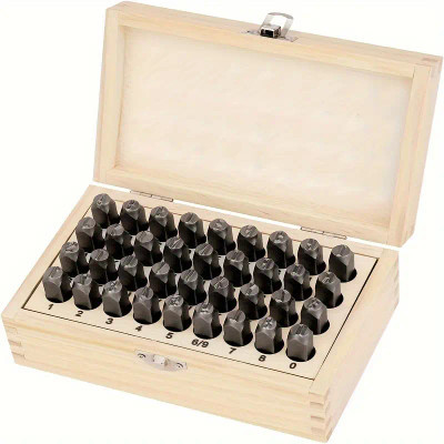 Jag LNPNCH4 Letter and Number Stamp Set 4mm